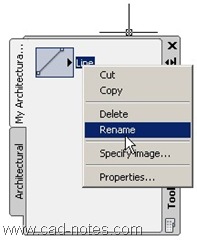 Creating Your Own AutoCAD Palette | CADnotes